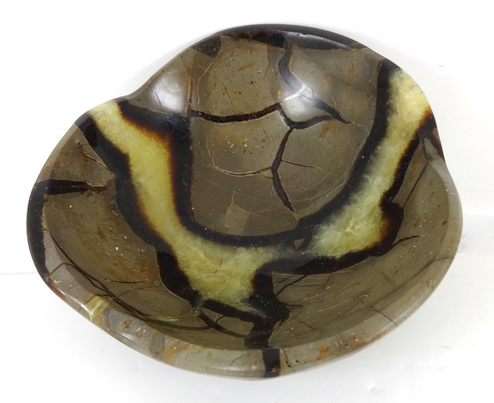 Septaria polished Freeform Bowl